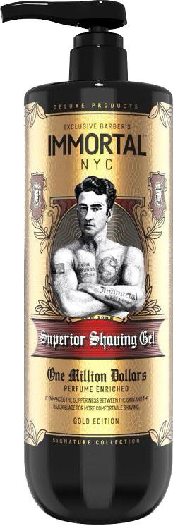 Immortal One Million Dollars Shaving Gel do golenia 1000ml | GOLENIE \ Wody kolońskie | Tytuł ...
